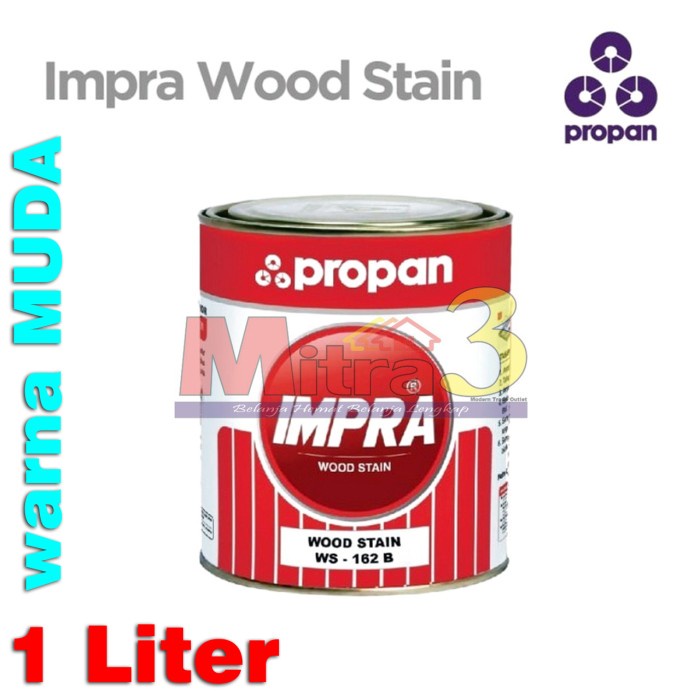Jual \\\\\] Cat IMPRA Wood Stain WS-162 B Warna Muda 1L / Politur ...