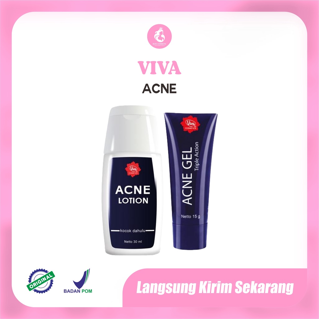 Jual Viva Acne Gel 15g / Lotion 30ml Triple Action | Shopee Indonesia