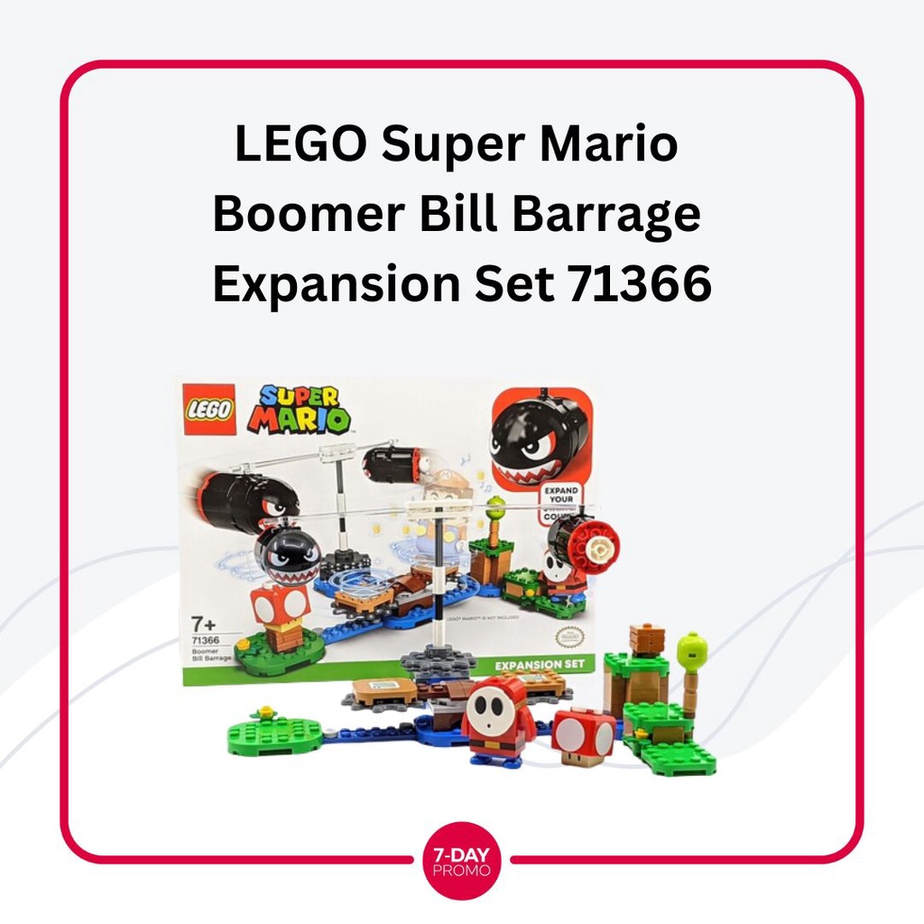 Jual LEGO Super Mario Boomer Bill Barrage Expansion Set 71366 | Shopee ...
