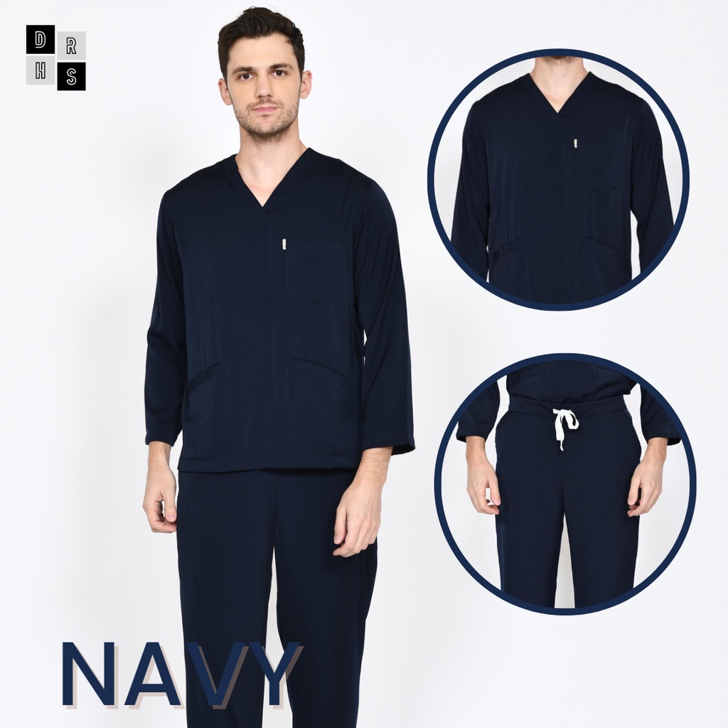 Jual ATLAS Scrubs medis / Baju OK / Baju Jaga Lengan Panjang (The Prime ...