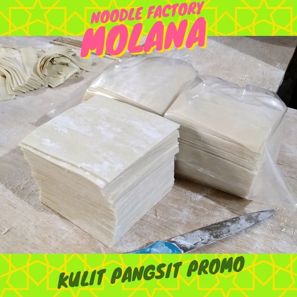 Jual Kulit Pangsit PROMO Molana 1 Kilogram (PRODUK CHILLER) | Shopee ...