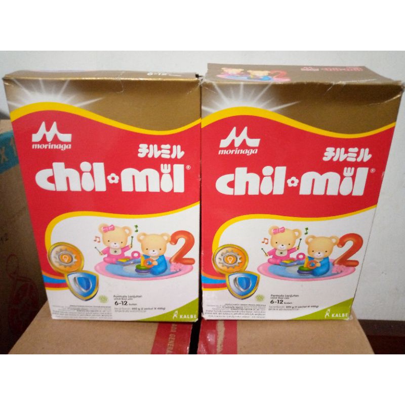 Jual MORINAGA CHILMIL 2 6-12BULAN BOX 780gram(isi dalam box 2sachet ...