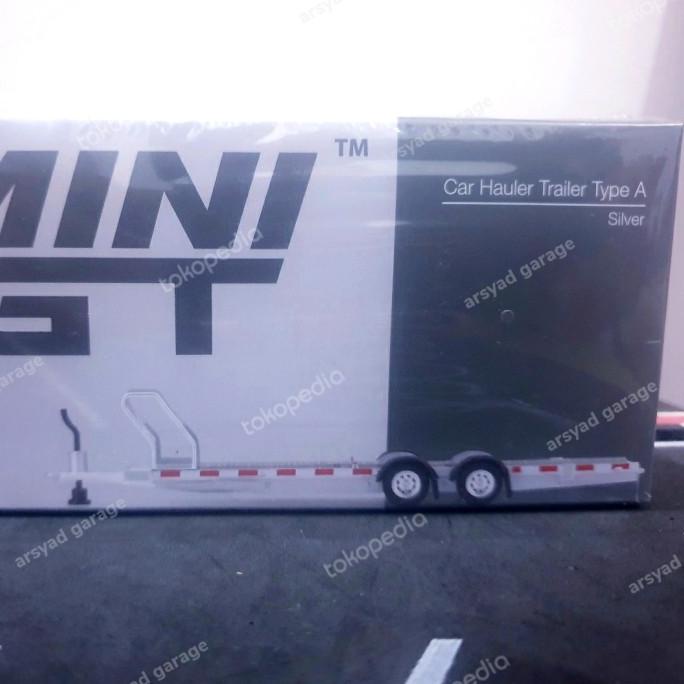Jual Diecast Mini Gt Car Hauler Trailer Type A Silver No Ac15 Segel ...