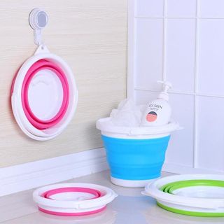 Jual Ember Lipat Portable 5L Water Bucket Foldable Collapsible Baskom ...