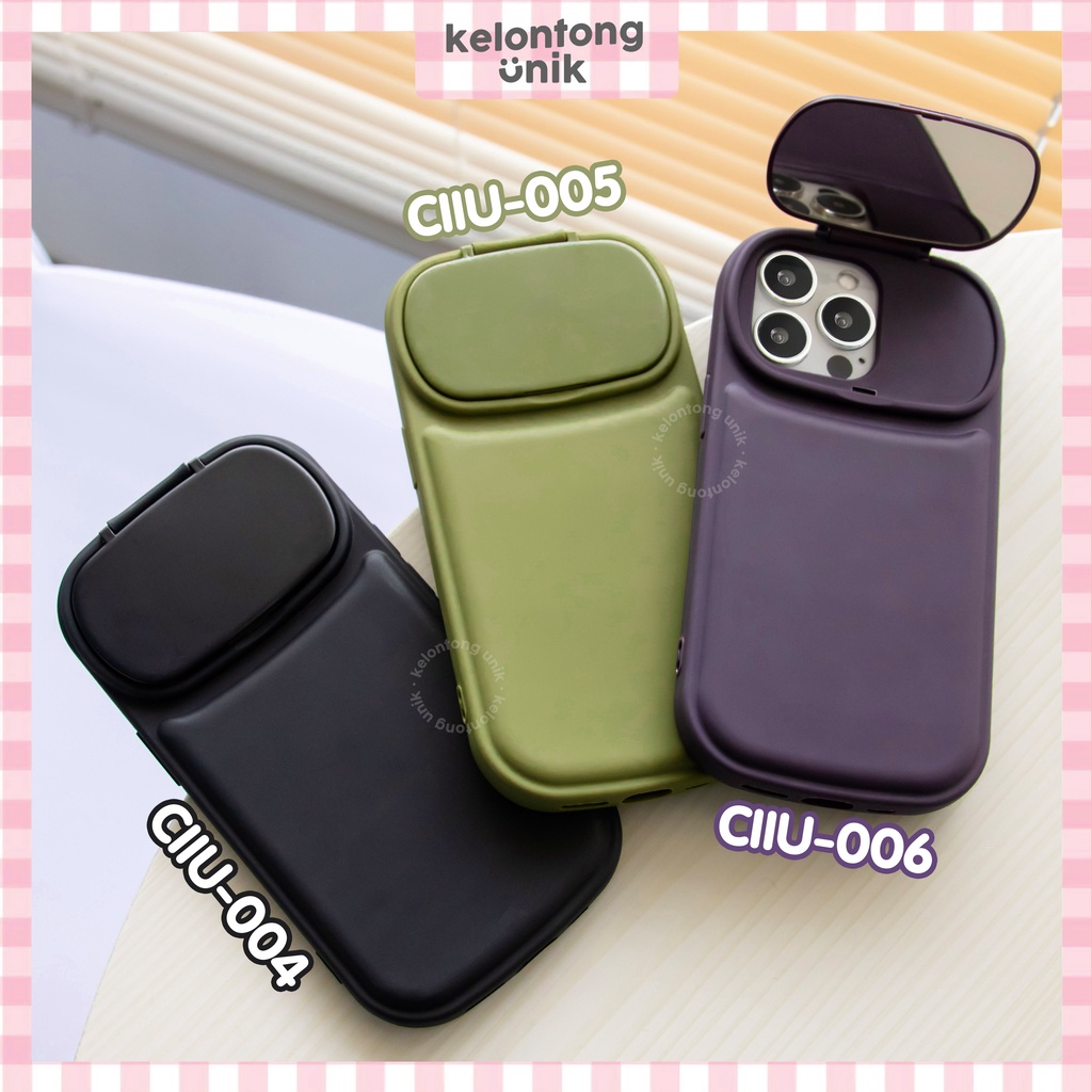 Jual Acc_box | (2) Pastel Chubby Flip Mirror Shockproof Case - Softcase ...