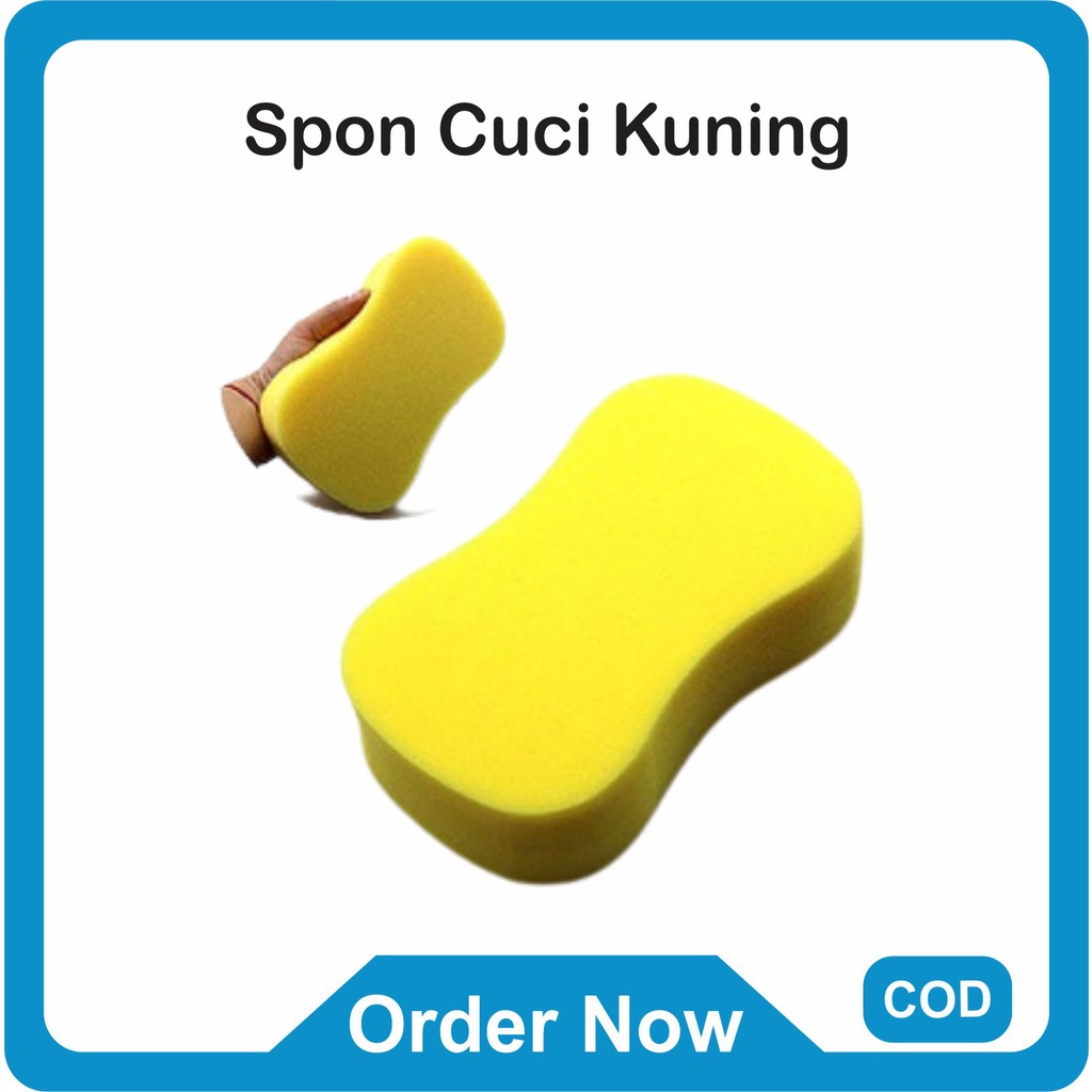 Jual Busa Spon Kuning Cuci Mobil Motor Dan Piring | Shopee Indonesia