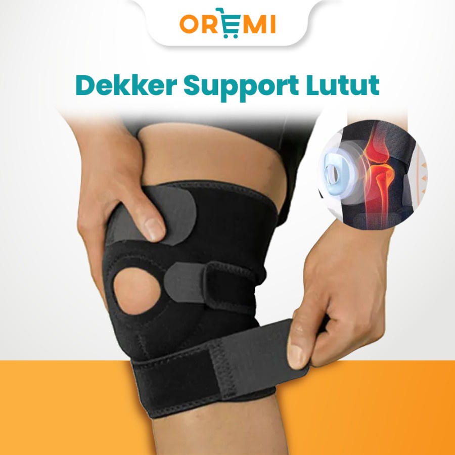 Jual Deker Lutut Alat Terapi Pelindung Lutut Knee Support Knee Pad Patella Terbuka Deker Brace ...