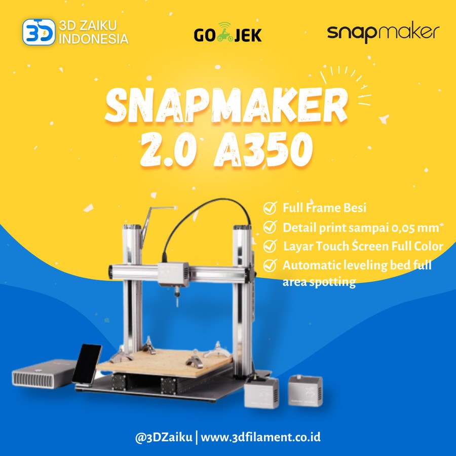 Jual Original Snapmaker A350 3 in 1 Large 3D Printer CNC and Laser Engraver | Shopee Indonesia