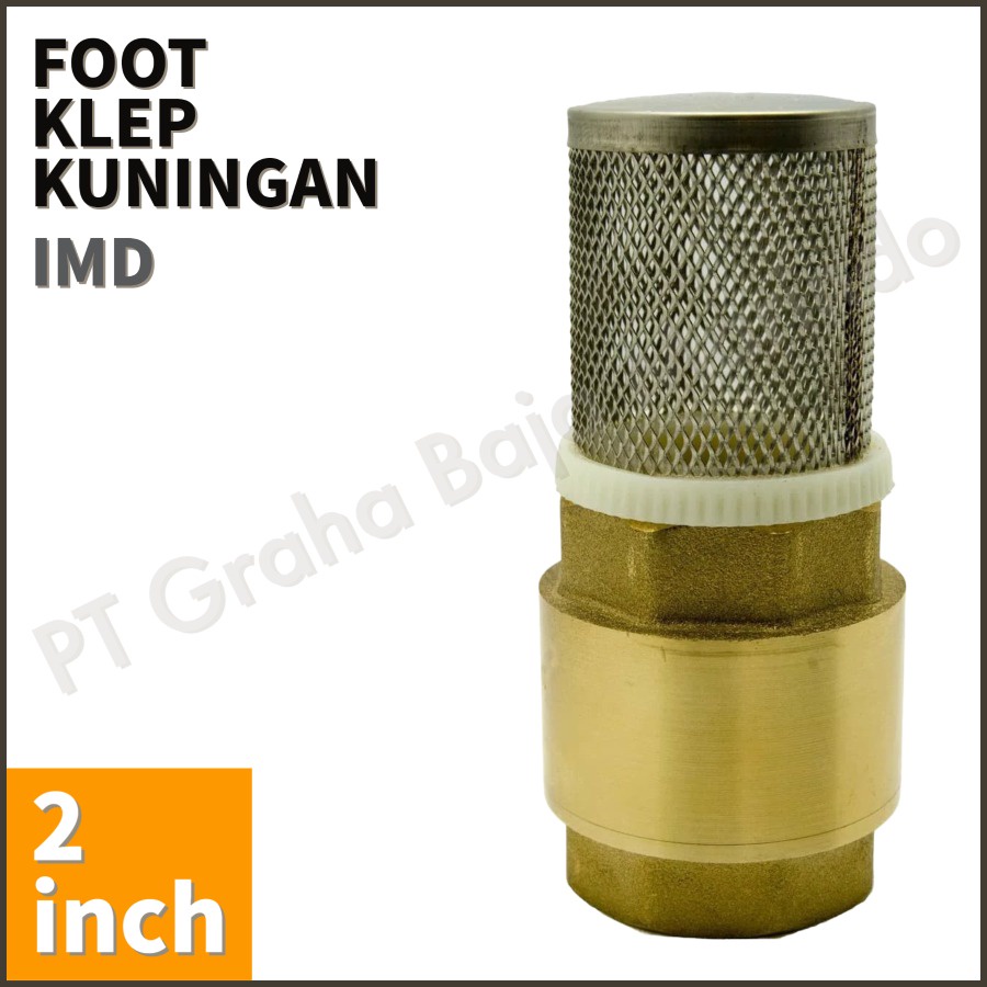Jual FOOT VALVE 2" KUNINGAN/ FOOT KLEP / TUSEN TUSSEN KLEP 2" KUNINGAN ...