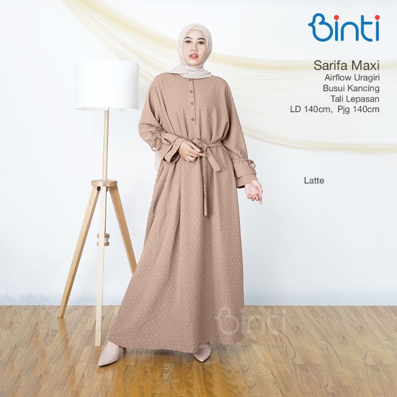 Jual SARIFA SUPER JUMBO MAXY BY BINTI (LD140) | Shopee Indonesia