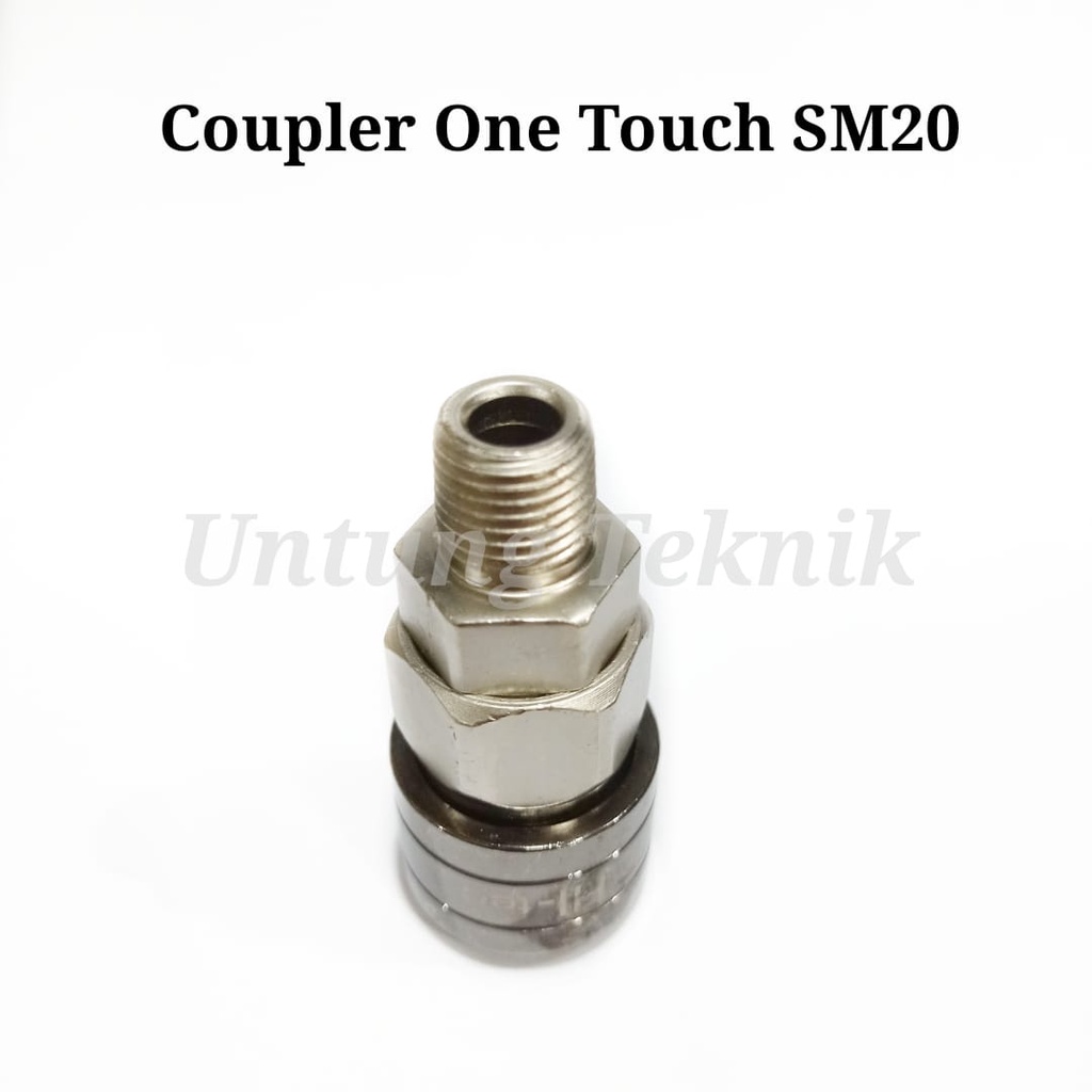 Jual Mollar SM20 One Touch Coupler - Kopling Selang Kompresor | Shopee ...