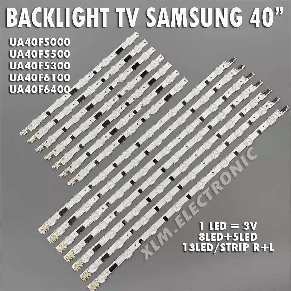 Jual LED BACKLIGHT SAMSUNG UA40F5000 40F5000 UA40F5500 40F5500 UA40F6100 40F6100 UA40F5300 ...