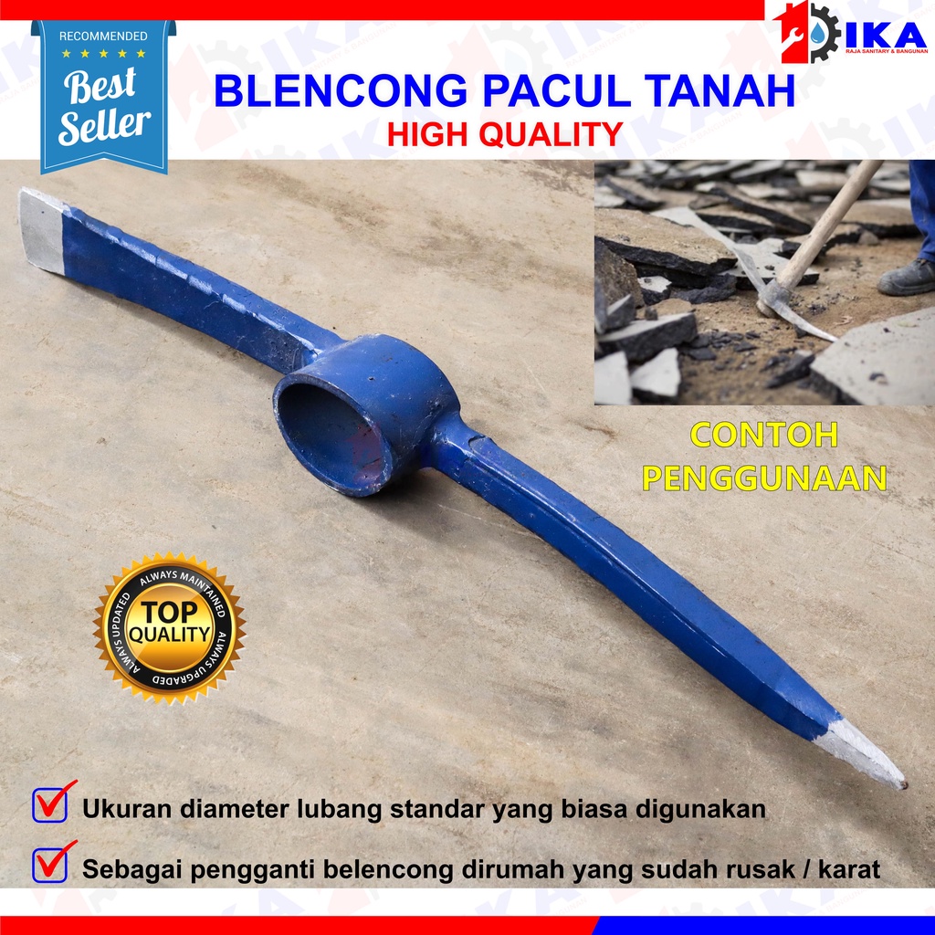 Jual belencong/blencong/ganco/gancu pacul cangkul ganco tanah per baja ...