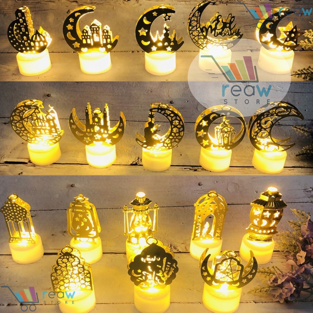 Jual Lilin LED Mini Dekorasi Lampu Souvenir Lebaran Idul Fitri Masjid ...