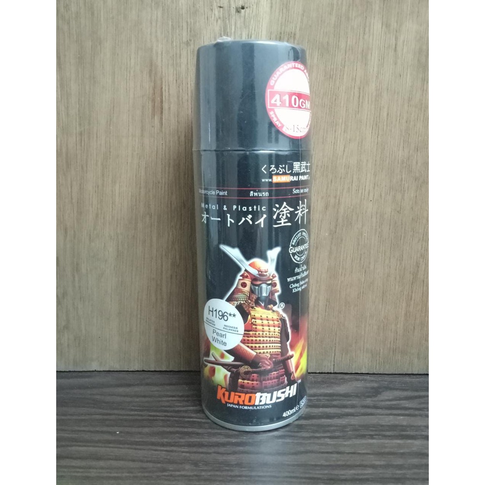 Jual SAMURAI PAINT " PEARL WHITE H196 " / CAT SEMPROT SAMURAI 400 ML ...