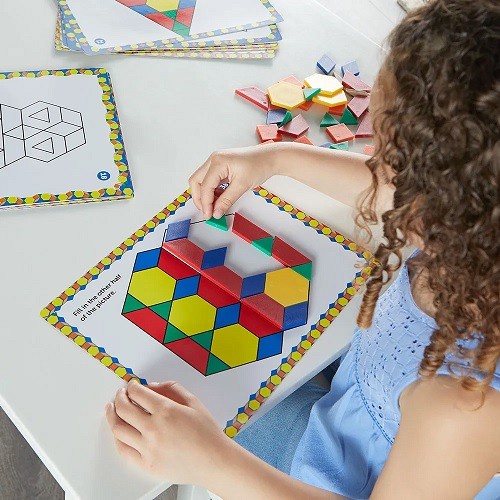 Jual Learning Resources Pattern Block Activity Set | Shopee Indonesia