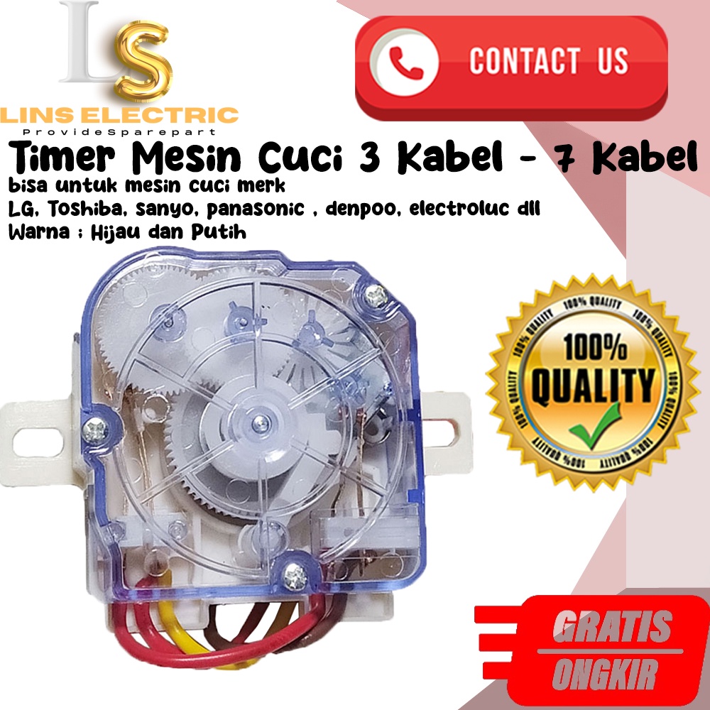 Jual Timer mesin cuci 3 -7 kabel SHARP MULTY | Shopee Indonesia
