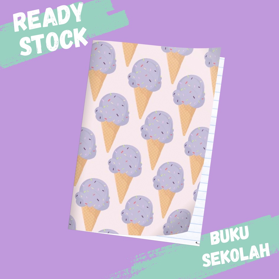 Jual Buku Tulis Sekolah / Buku Tulis Aesthetic / Buku Sekolah Tema ICE ...