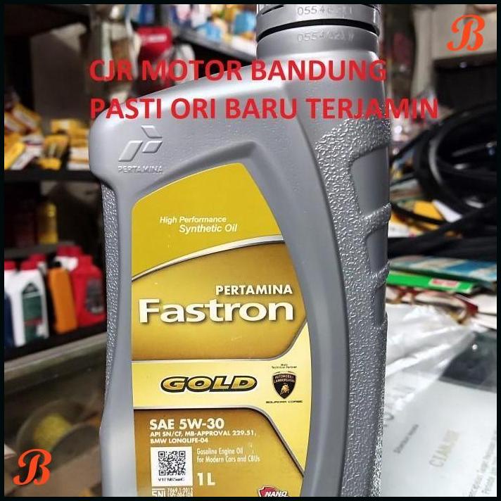 Jual Pertamina FASTRON GOLD SAE 5W 30 API SN Botol 1L oli mobil turbo ...