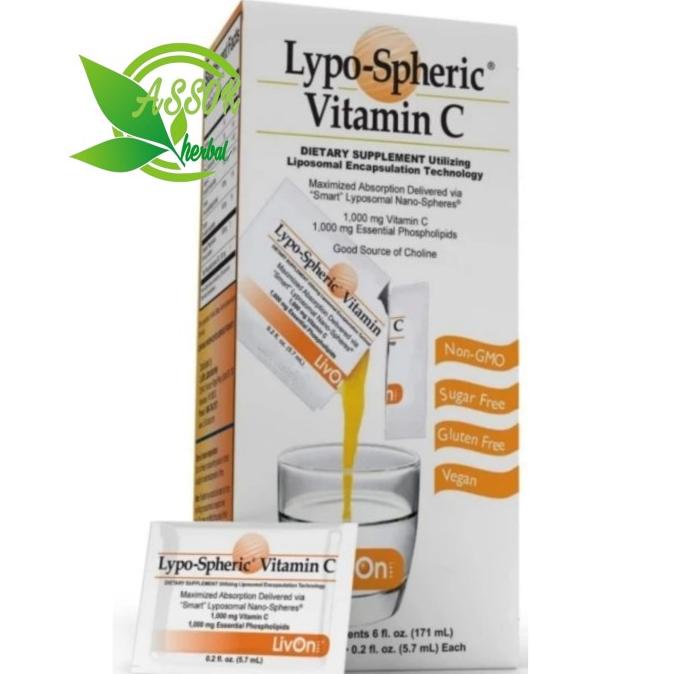 Jual Livon Labs LypoSpheric Vitamin C 1000 Mg Liposomal Vit C 30 Packet Vitramun | Shopee Indonesia