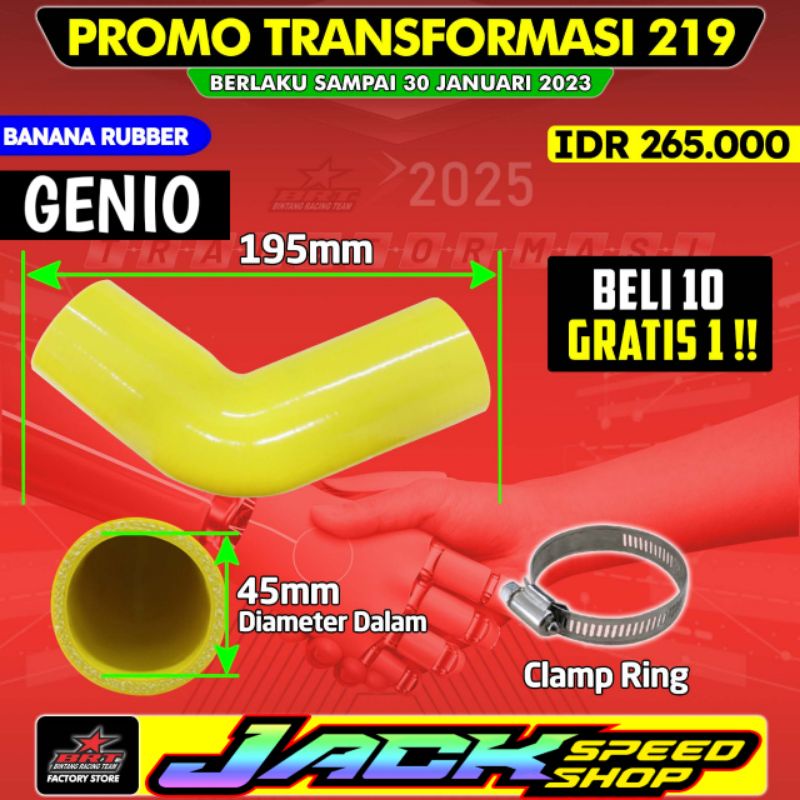 Jual VELOCITY BRT BANANA RUBBER GENIO / BEAT NEW LED DELUXE / SCOOPY ...