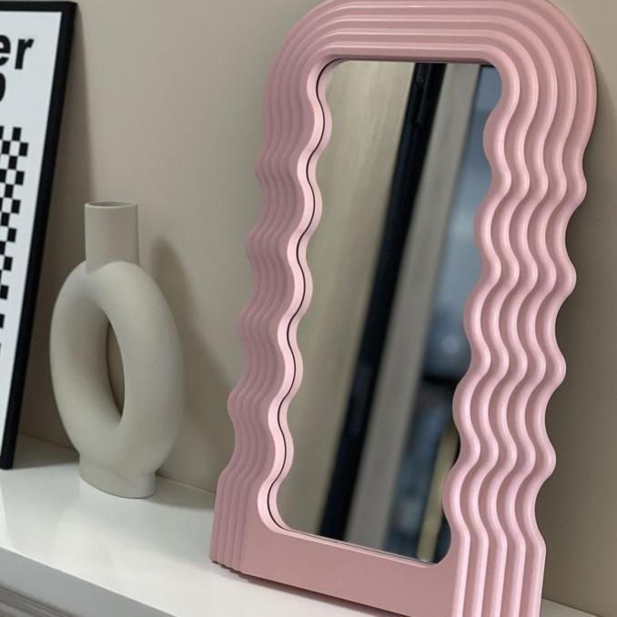 Jual Almee Aesthetic Mirror / kaca estetik / kaca minimalis / kaca rias ...