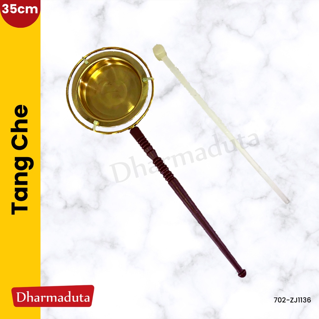 Jual Dang Zi Tang Ce Alat Puja Ritual Buddhis Mahayana Kuningan Gold ...