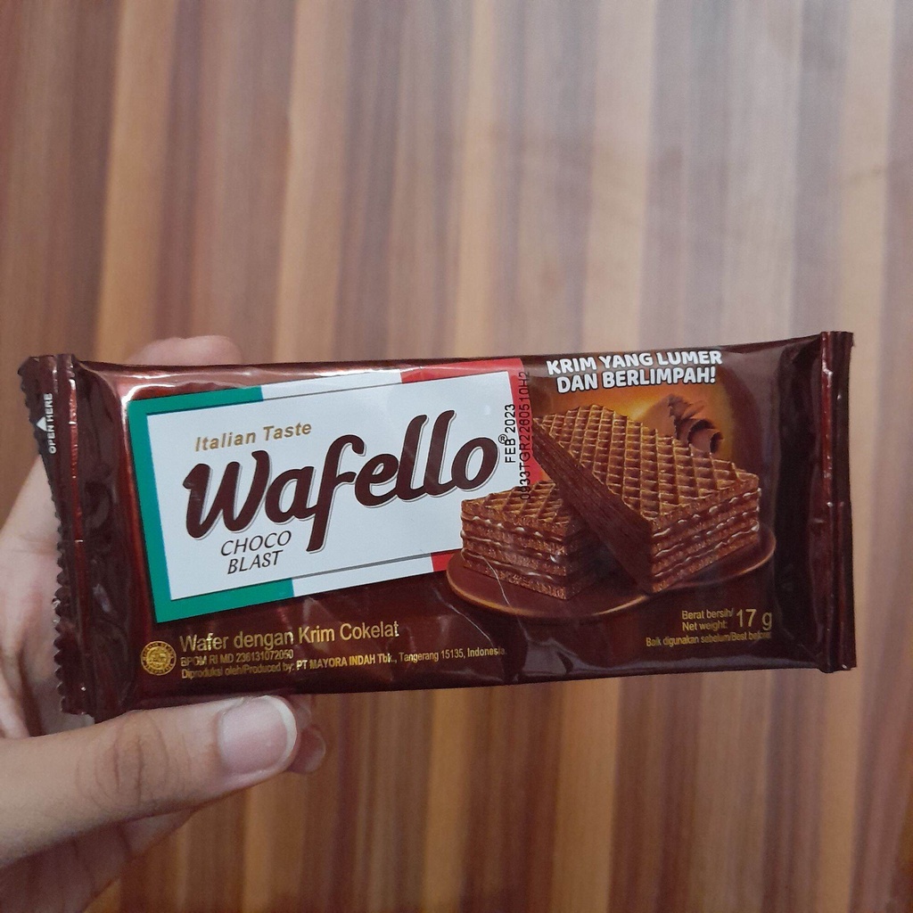 Jual ROMA Wafello Wafer Italia Choco Blast Pack 117gr | Shopee Indonesia