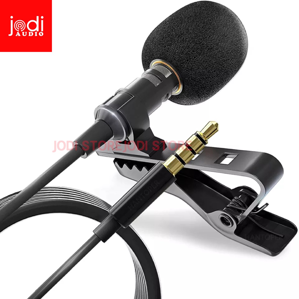 Jual Jodi W1 Microphone Mic Clip on TRRS Untuk HP Smartphone vlog ...