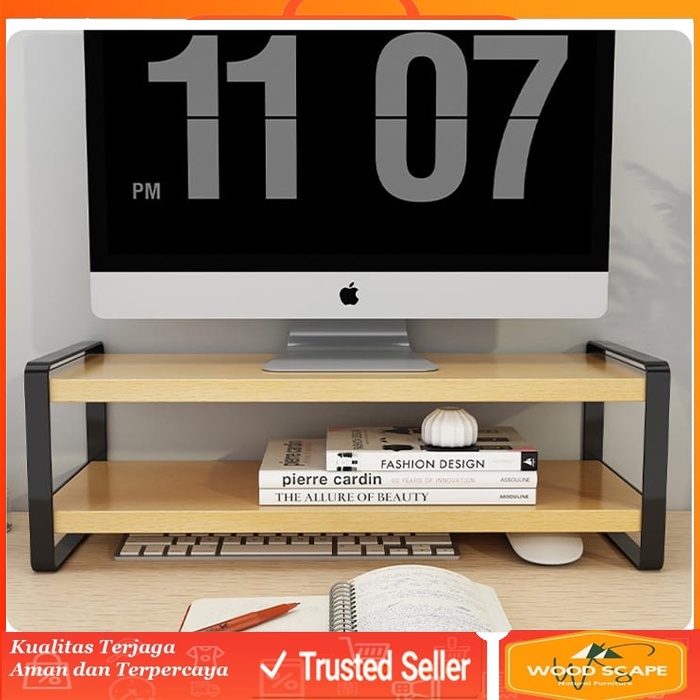 Jual Monitor Stand Rak Monitor Tatakan Monitor Komputer Meja Monitor ...