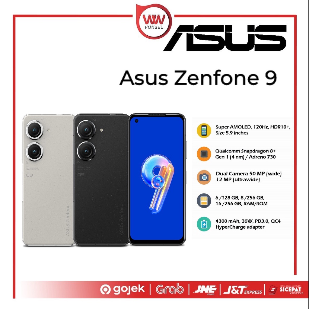 Jual Hp Asus Zenfone 9 Ram 8GB Internal 256GB BLK AI2202-1A064ID ...