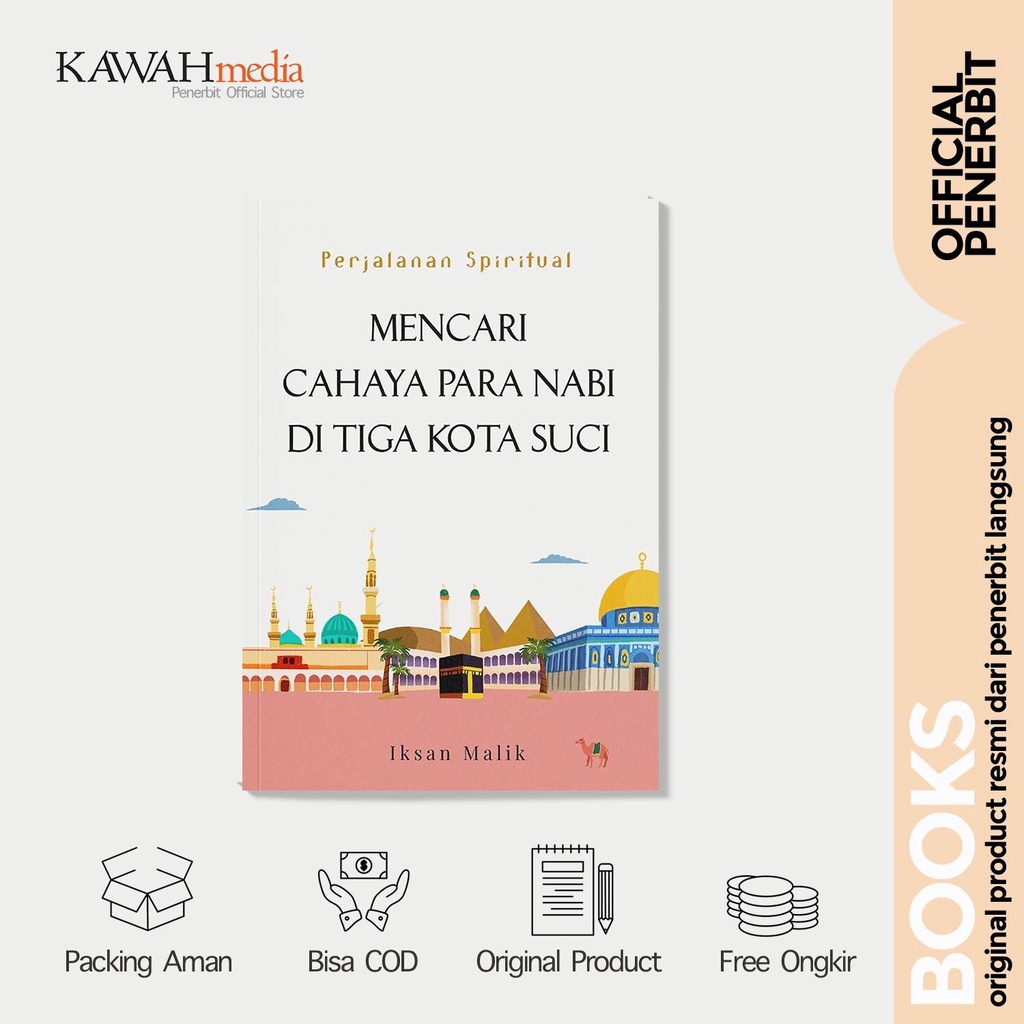 Jual Buku Mencari Cahaya Para Nabi di Tiga Kota Suci - Iksan Malik - QultumMedia | Shopee Indonesia