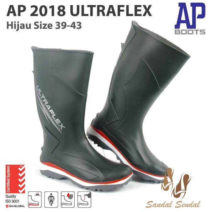 Jual Sepatu Boot Tinggi AP Boots AP 2018 ULTRAFLEX HIJAU TOURING ...