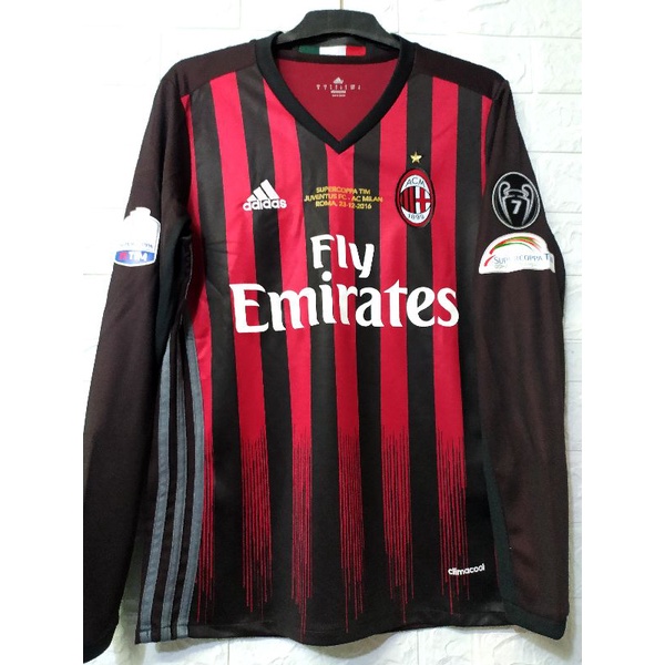 Jual jersey ac milan 2016 home final supercopa | Shopee Indonesia