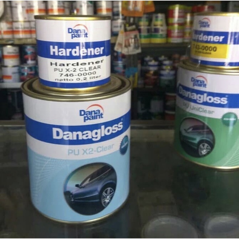 Jual Pernis Vernish Danagloss PU X2 Clear 1L Set | Shopee Indonesia