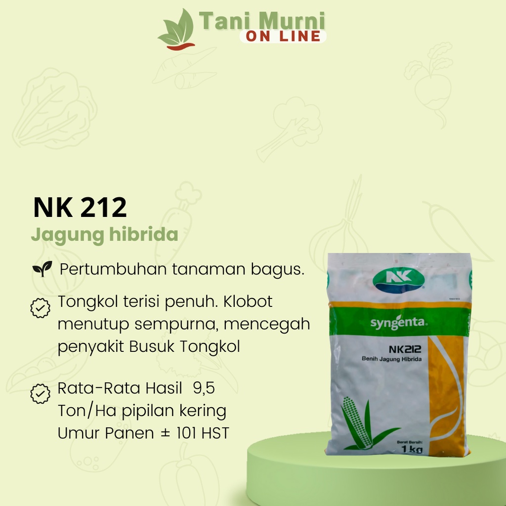 Jual Benih Jagung Hibrida NK 212 SYGENTA 1 Kg | Shopee Indonesia