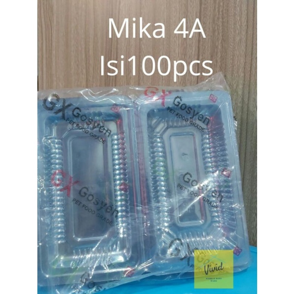 Jual Mika Kue 4A / W-4XX - Mika Plastik Bening 4A / W-4XX - 100 pcs ...