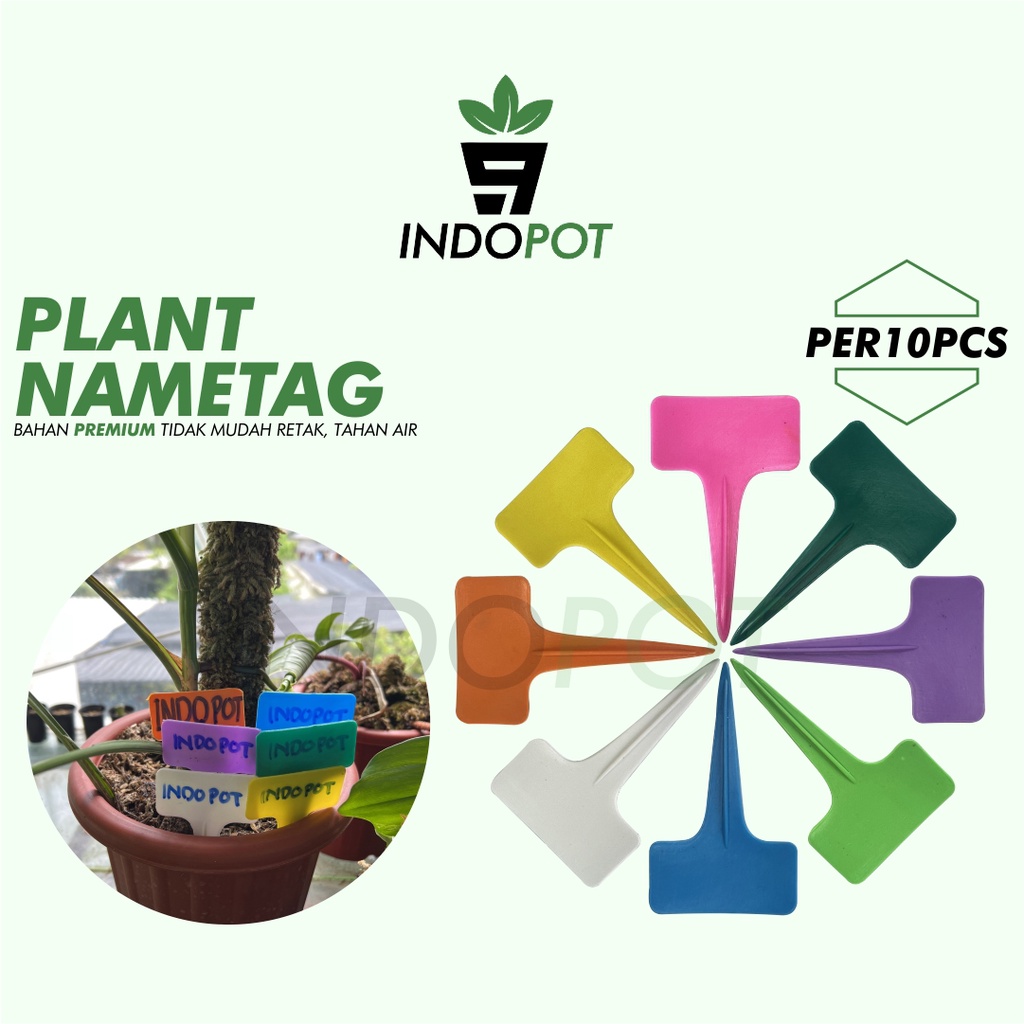 Jual (10Pcs) Name Tag Tanaman Bunga Hias Label Tag Tanaman Original ...