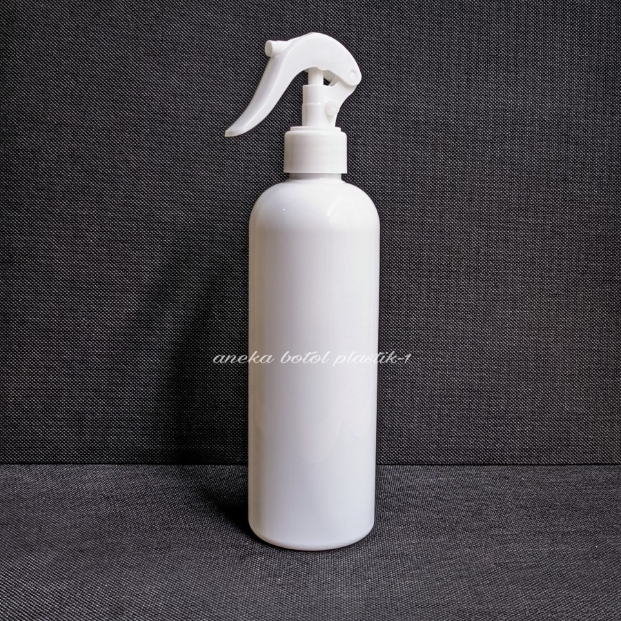 Jual Botol plastik PET 500ml BR 28mm Putih Tinggi tutup spray triger Putih | Shopee Indonesia