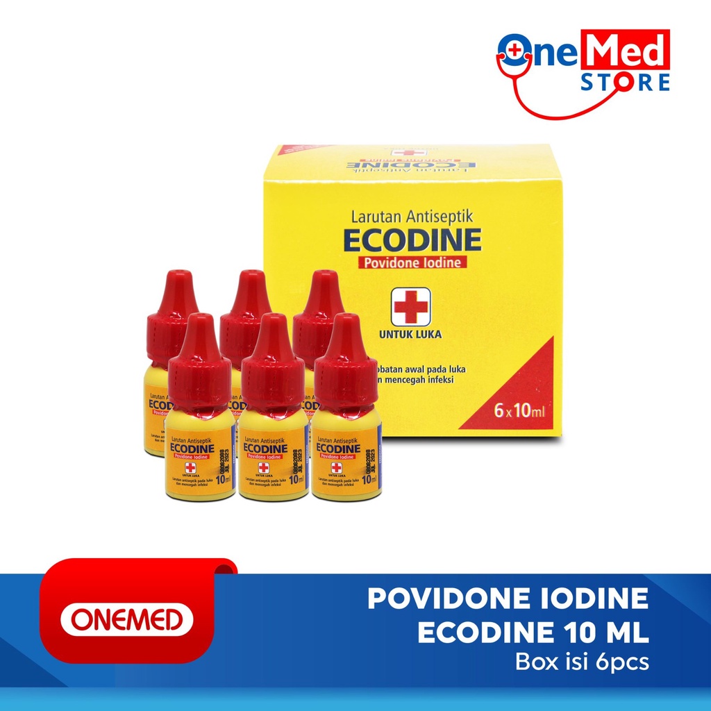 Jual Ecodine 10 ml pak isi 6 btl OP | Shopee Indonesia