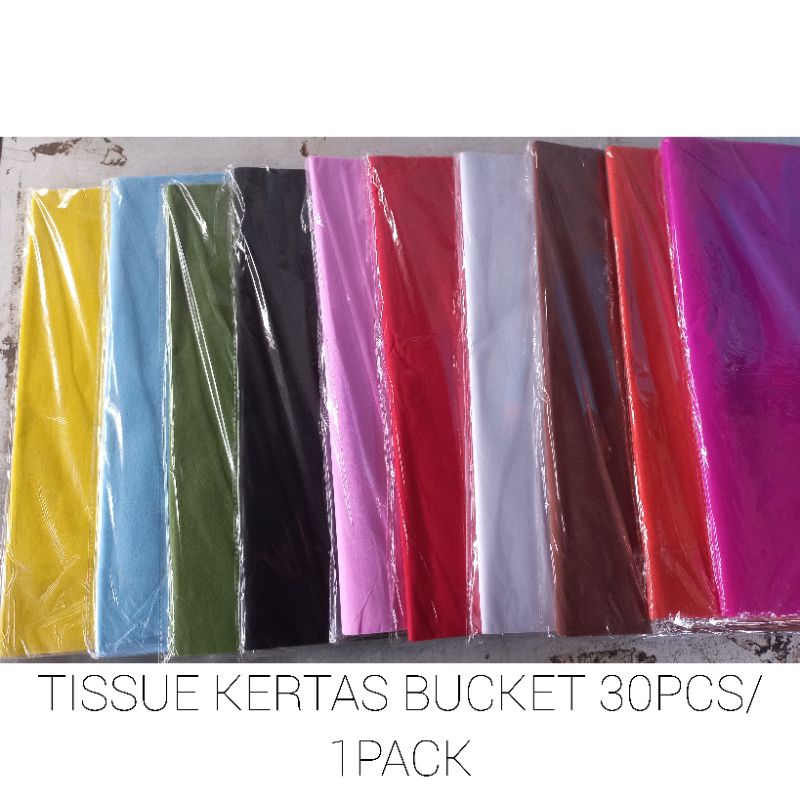Jual TISSUE KERTAS BUCKET 30PCS/ 1PACK | Shopee Indonesia