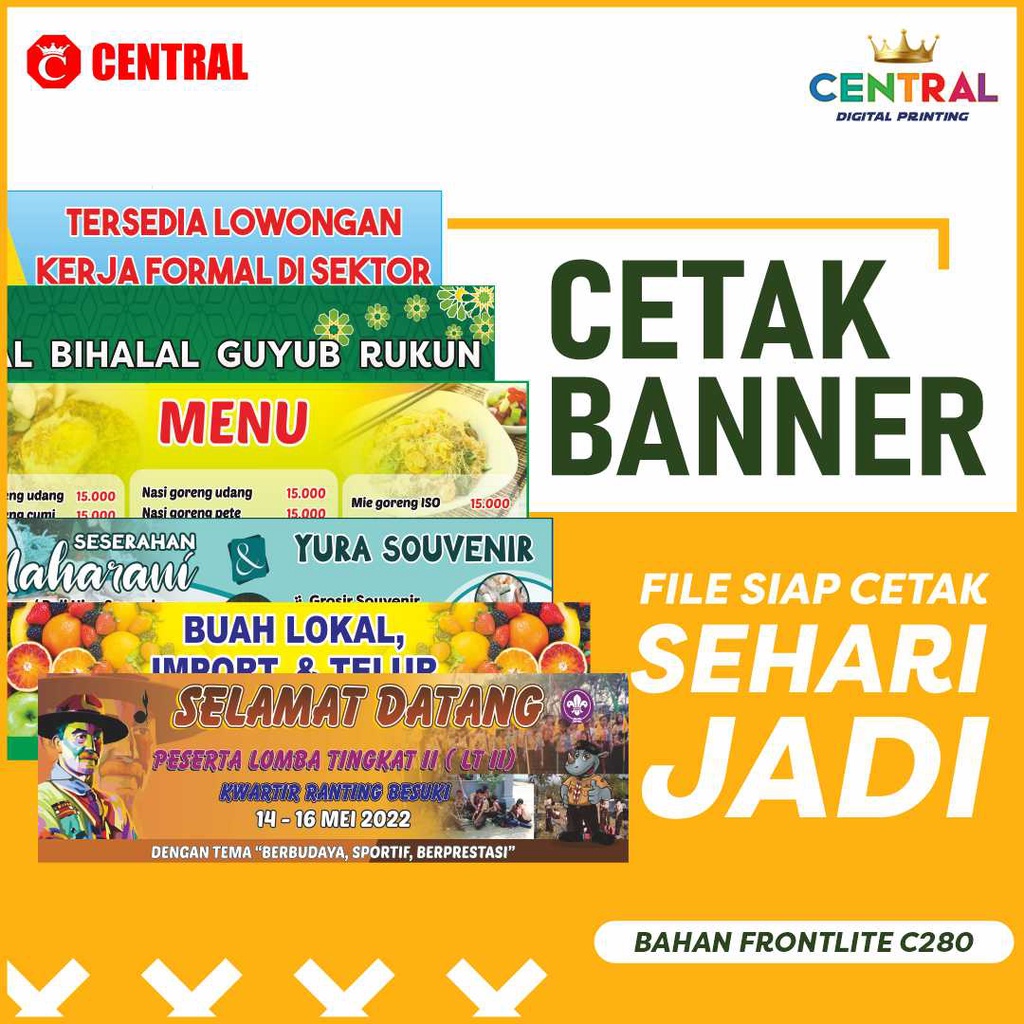 Jual CETAK BANNER | SPANDUK | STIKER | BACKDROP MURAH 1 HARI JADI | Shopee Indonesia