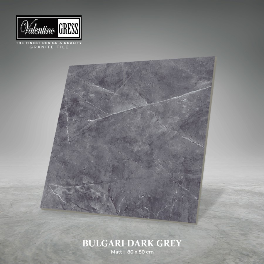 Jual Granite Lantai 80x80,BULGARI DRAK GREY/GLOSSY/VALENTINO GRESS ...