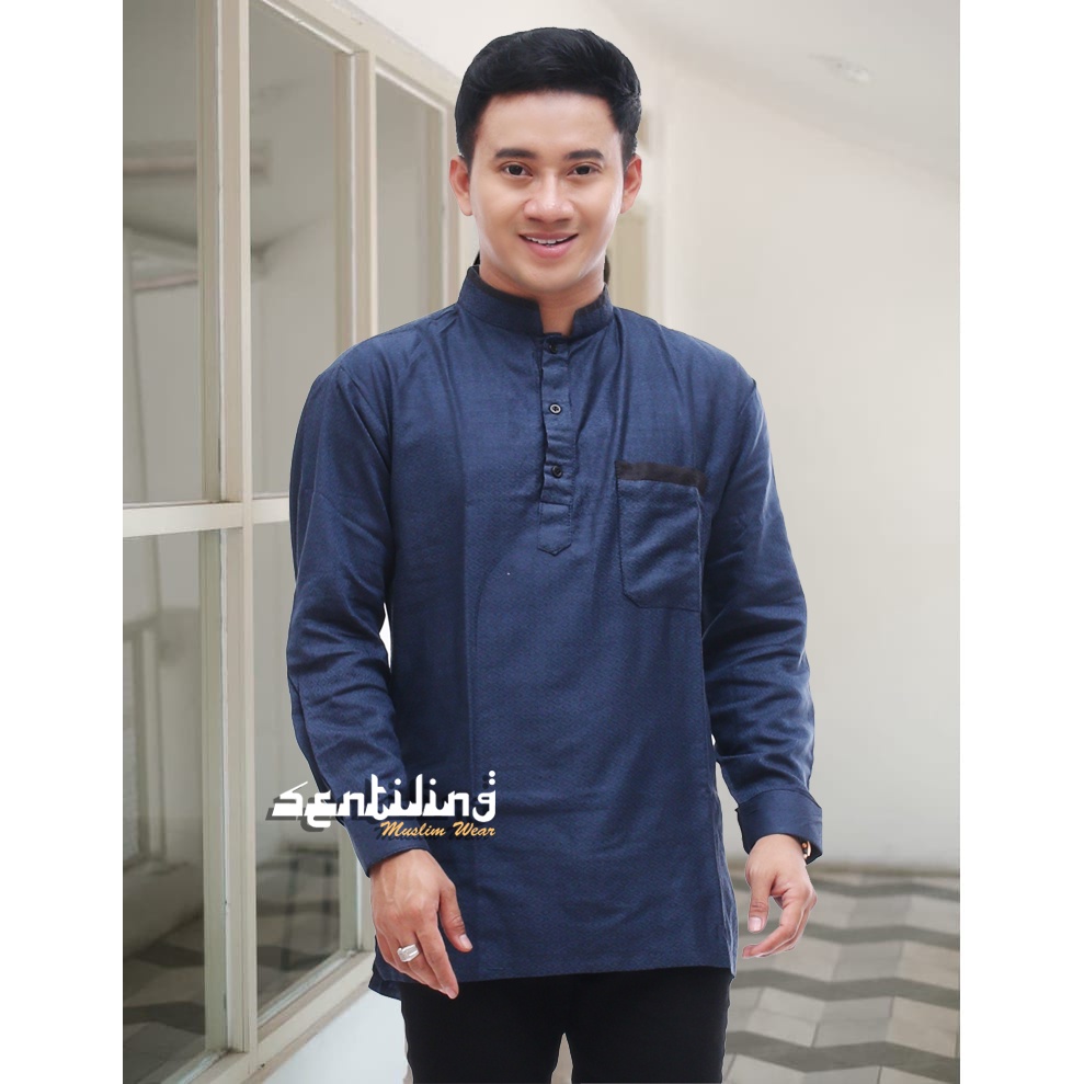 Jual Baju Koko Panjang Matt Dobby Katun Bedo Dewe | Shopee Indonesia