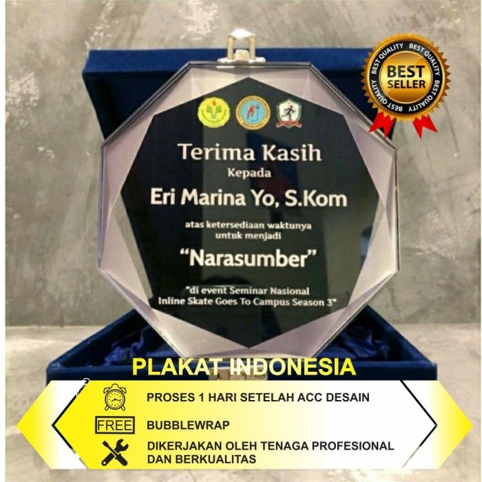 Jual Plakat, Plakat Akrilik Ucapan Terima Kasih, Plakat Akrilik ...