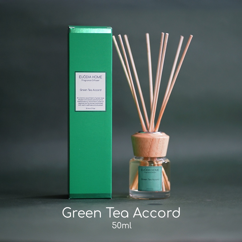Jual Euodia Home Green Tea Accord Fragrance Diffuser - Aromaterapi ...