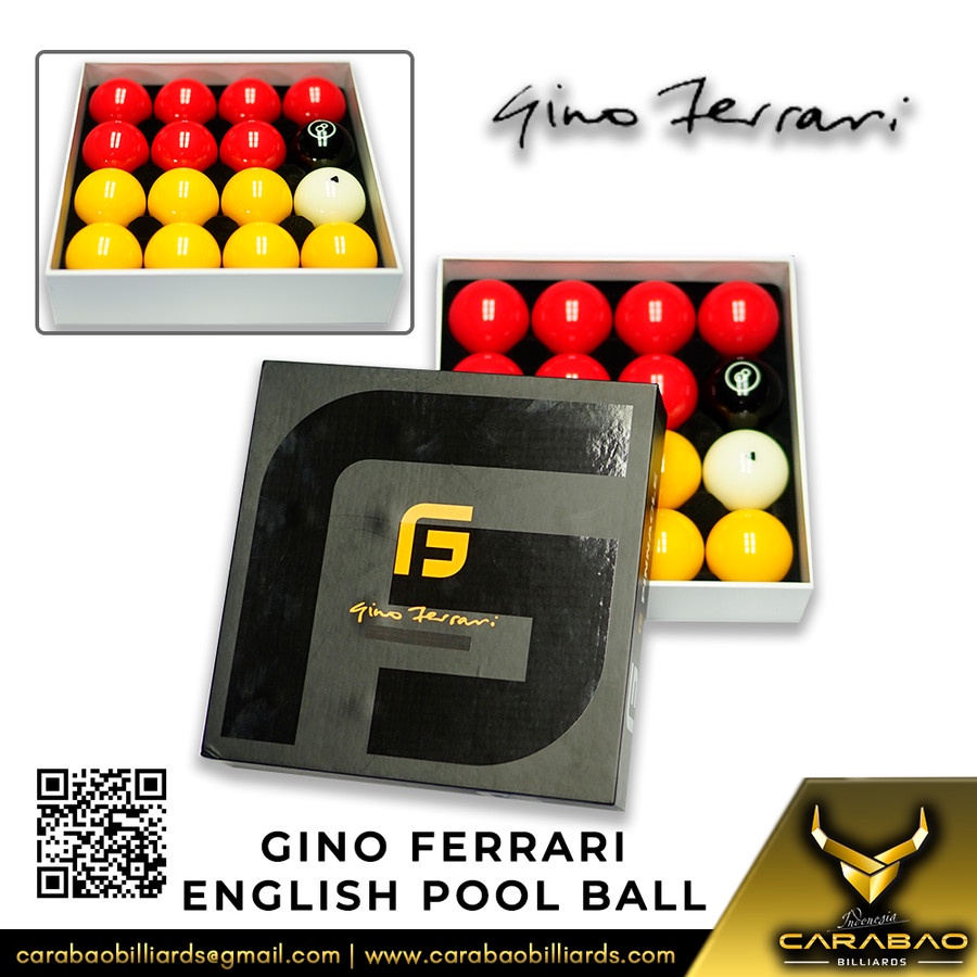 Jual Gino Ferrari English Pool Ball | Shopee Indonesia