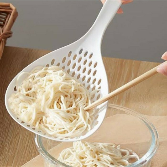 Jual Sendok Saringan Mie Sayur Bakso Saringan Jumbo Tirisan Mie Gagang ...