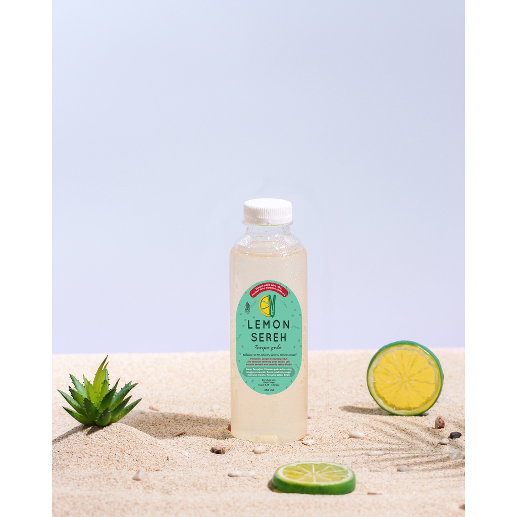 Jual GARPU SEGAR Es Lemon Sereh 250 ml Tanpa Gula / Minuman Kesehatan ...