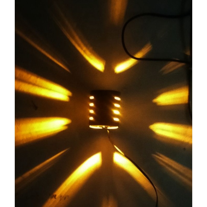 Jual lampu hias dinding minimalis,lampu tempel, lampu paralon/PVC,lampu ...